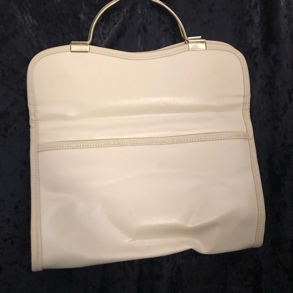 Bags | Vintage Cream Leather Purse Bag | Poshmark